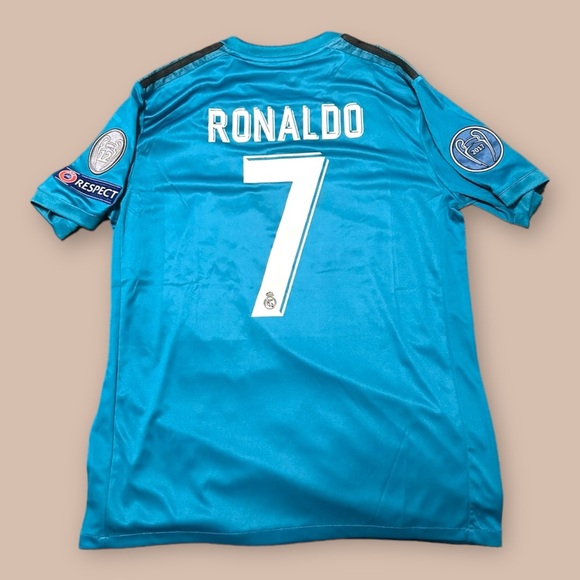 adidas | Shirts | 27 Real Madrid Third Kit With Ucl Cristiano Ronaldo ...